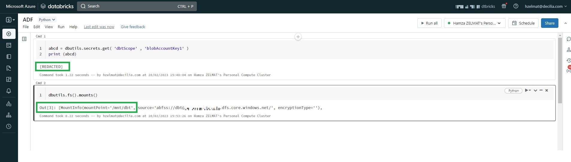 Introduction dbt Azure Databricks